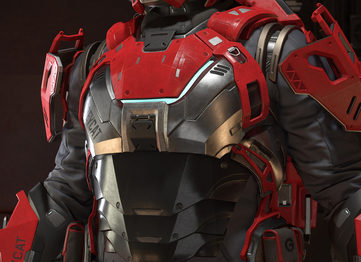 Extras - Greycat Aril “Red Alert” Armor - Roberts Space Industries ...