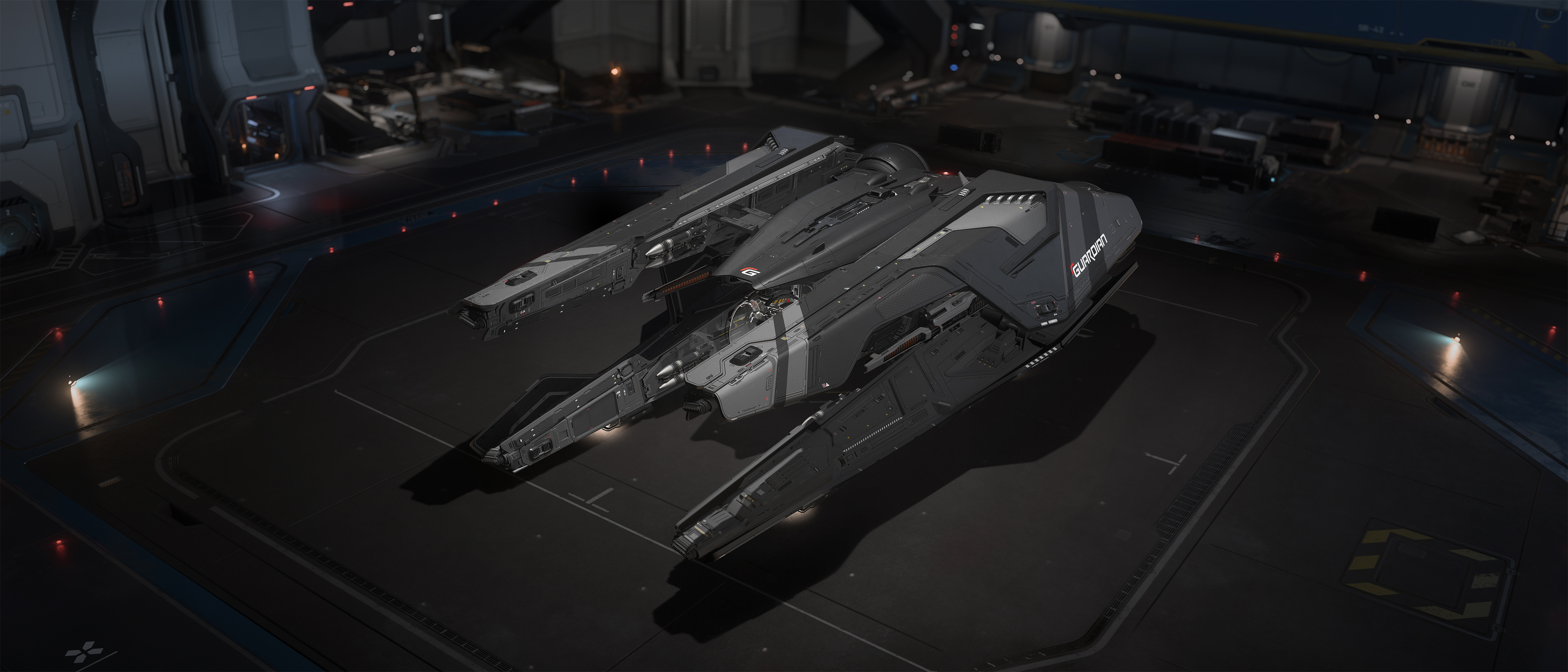 File:Guardian QI landed in hangar - cropped.png - Star Citizen Wiki