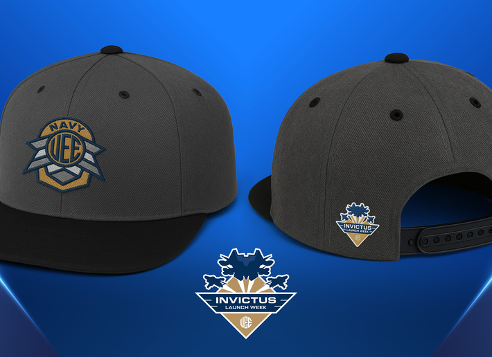 Merchandise - UEE Navy Hat - Dark Grey & Black UEE Navy Hat - Dark Grey ...