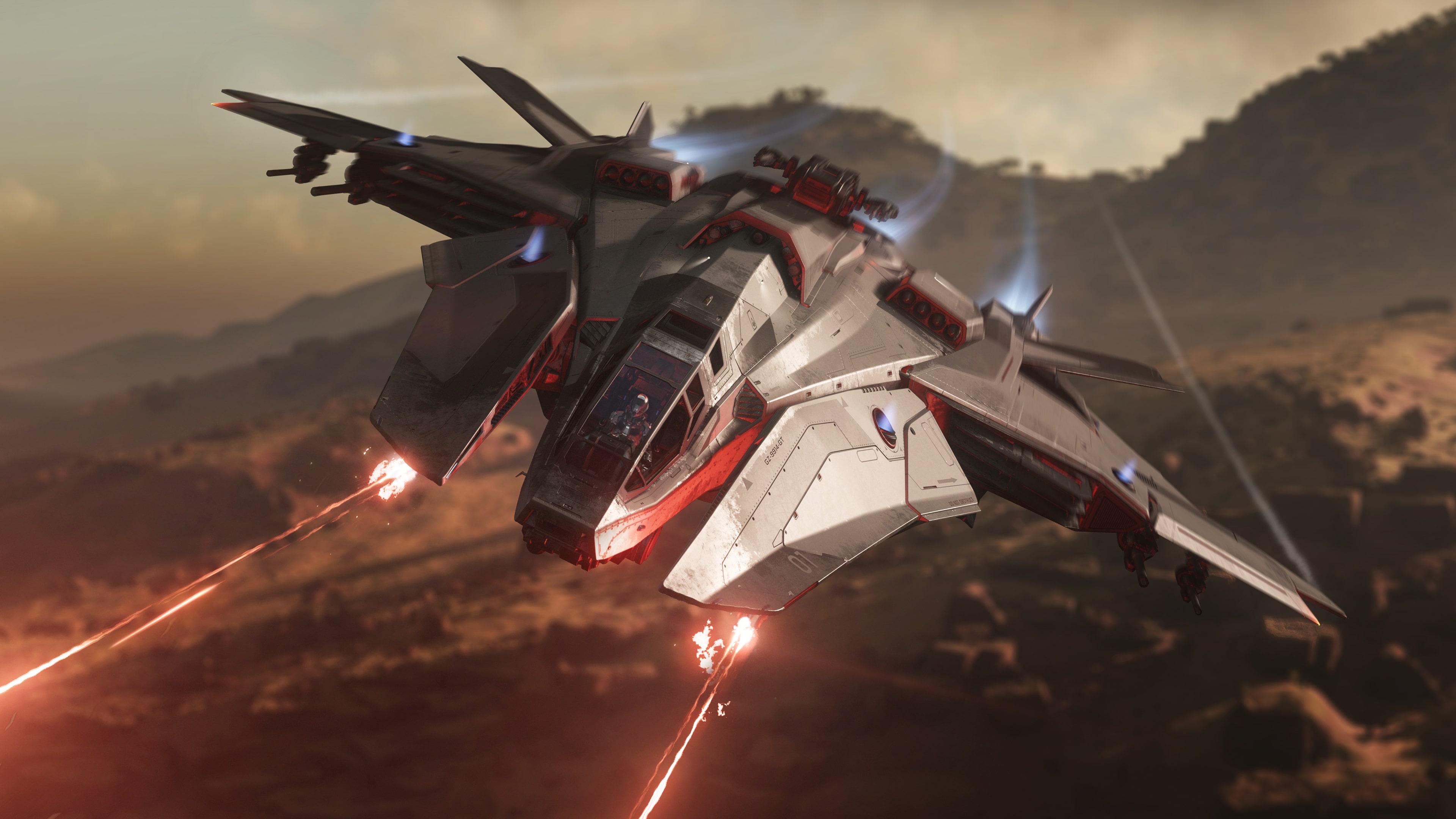 File:F8C flying over hills firing guns.jpg - Star Citizen Wiki